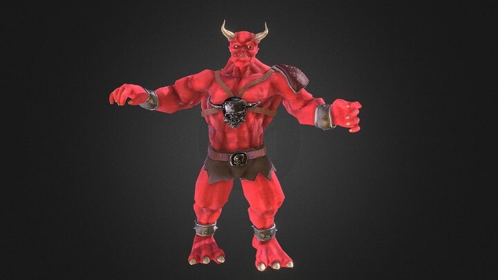 ArtStation - Demon (Character Model)