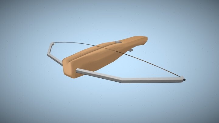 ArtStation - Basic Low Poly Crossbow
