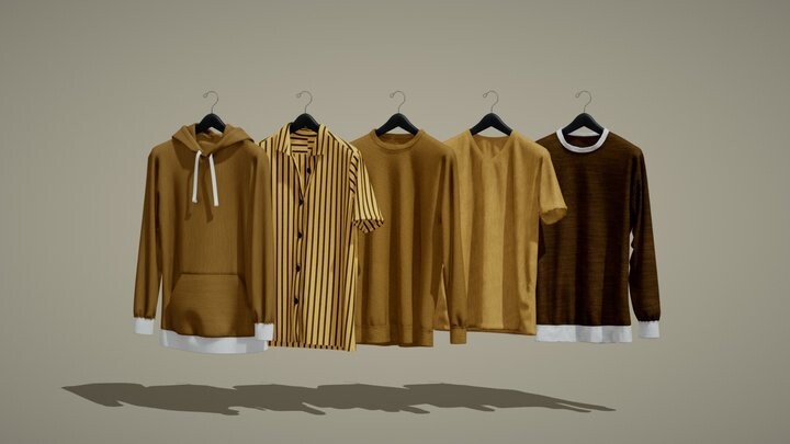 ArtStation - Hanging Clothes