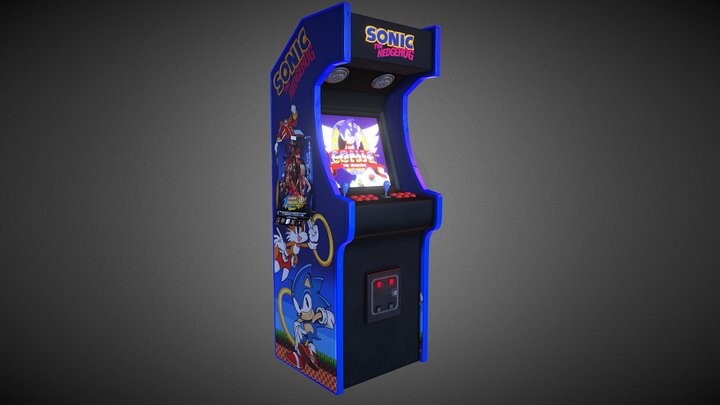 ArtStation - Sonic The Hedgehog Arcade Machine