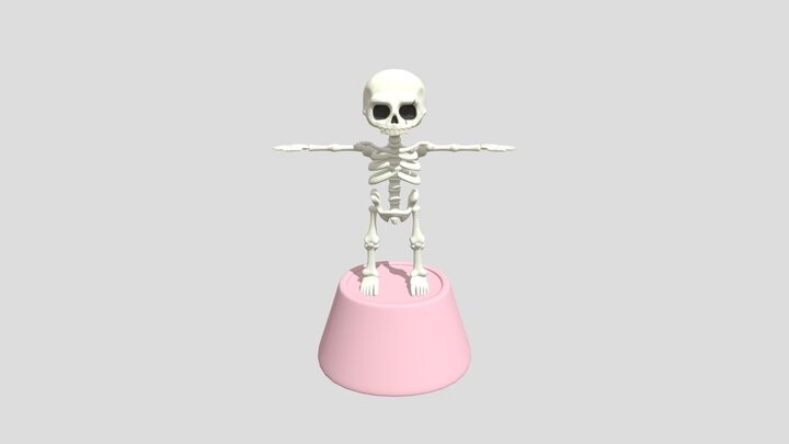 ArtStation - 3D Supercell Skeleton
