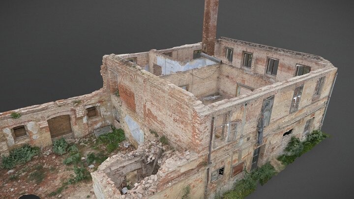 ArtStation - Roof-less countryside house