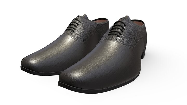 ArtStation - Men's Formal Shoes: High-Detail 3D Model for Professional ...