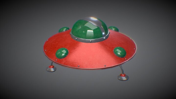 ArtStation - Retro UFO