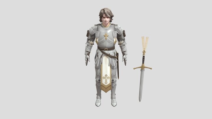 David Sadler - Stylised Knight Character (3D)