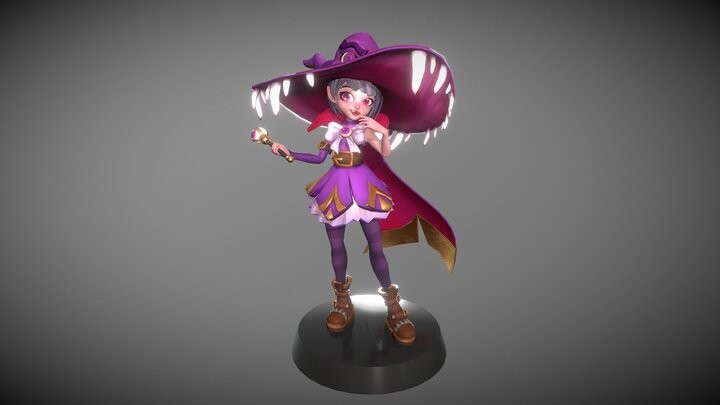 ArtStation - Vampirella Blockwitch Character