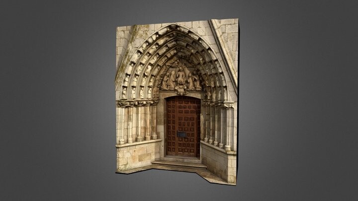 ArtStation - Portada gótica / Gothic doorway, Herrera de Valdecañas ...