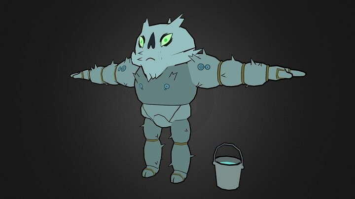 ArtStation - Bucket Knight Character