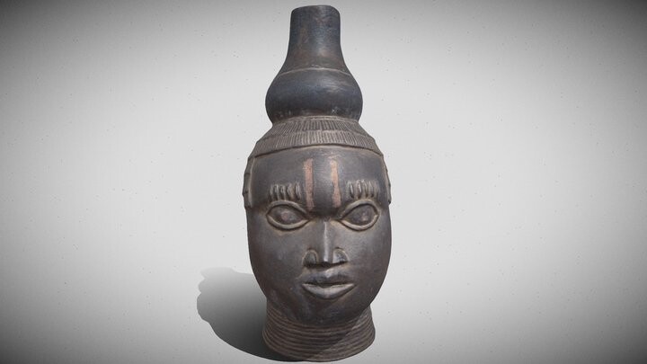 ArtStation - Bronze Head of Oba