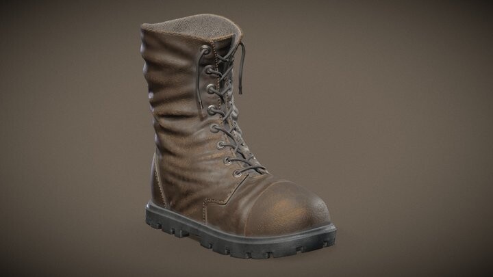 ArtStation - Old Dusty Boot