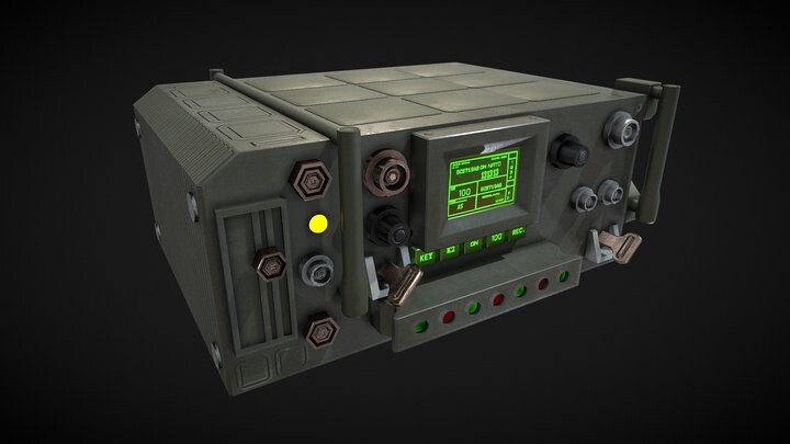 ArtStation - Military PCR Radio (Available on FAB)