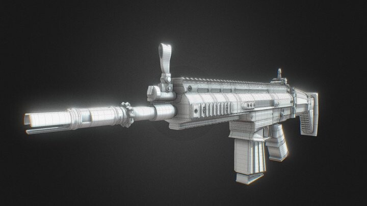 ArtStation - Scar-L Gun
