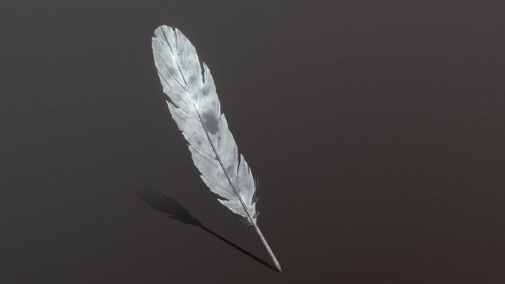 ArtStation - Quill-pen lowpoly