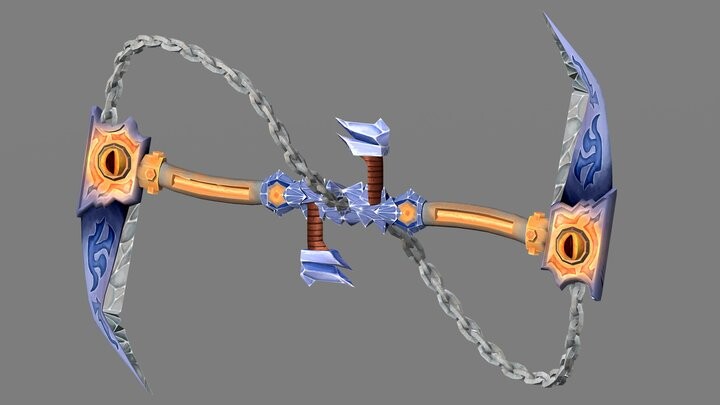 ArtStation - World of Warcraft inspired Scythe
