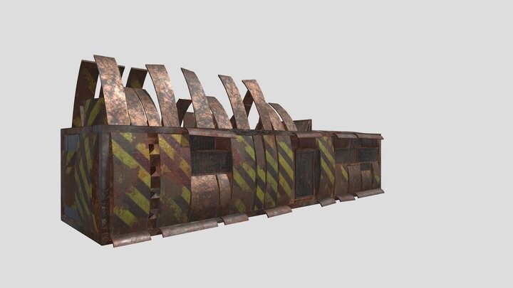 ArtStation - Makeshift Building- Sketchfab