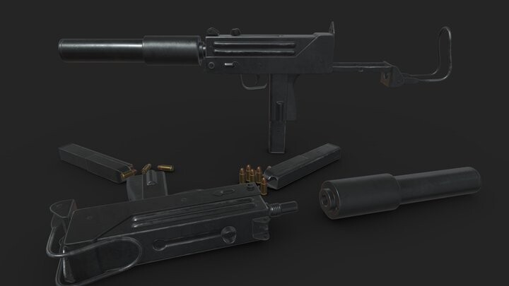ArtStation - MAC-10 Silenced Edition