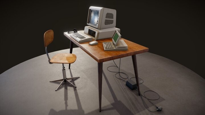 ArtStation - Desktop PC 1985