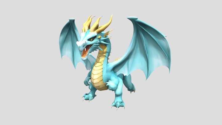 ArtStation - Cryozar, the Frostborn Wyrm