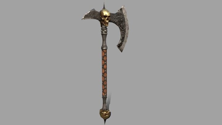 ArtStation - Skull Axe