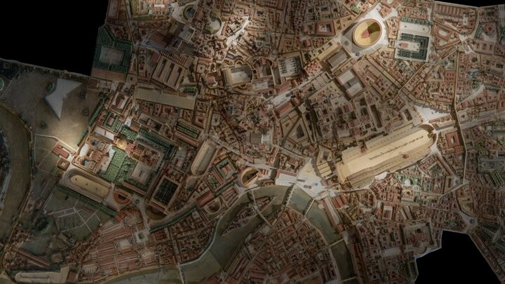 ArtStation - A massive scale of Ancient Rome in Sketchfab.