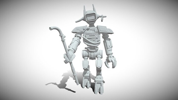 ArtStation - Robot Minifigure Model