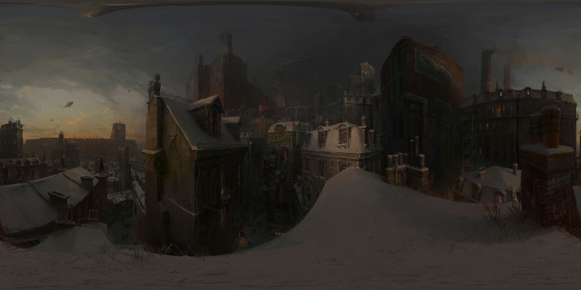 ArtStation - New Crobuzon - Rooftops