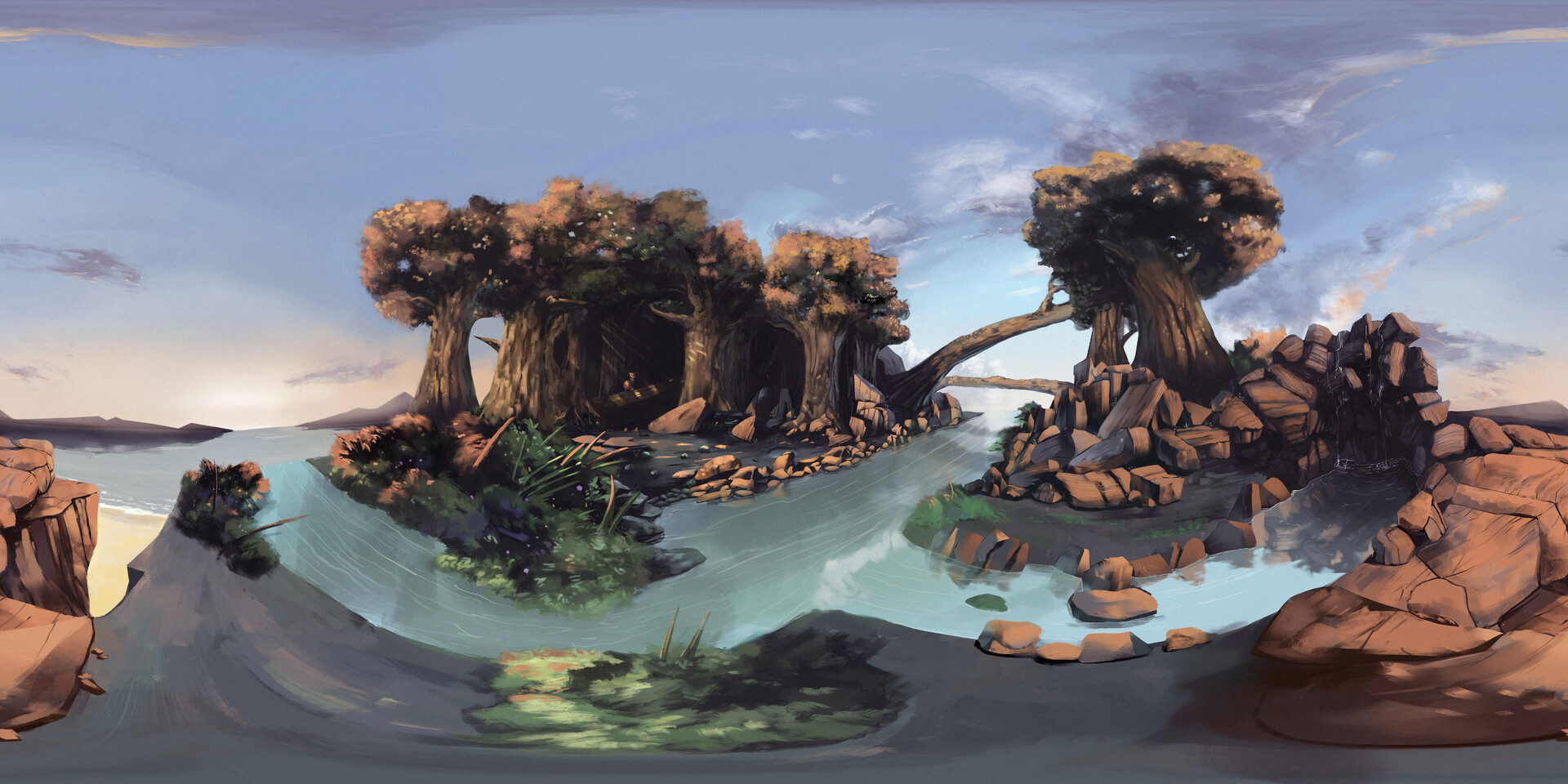 ArtStation - 360 LANDSCAPE PAINTING