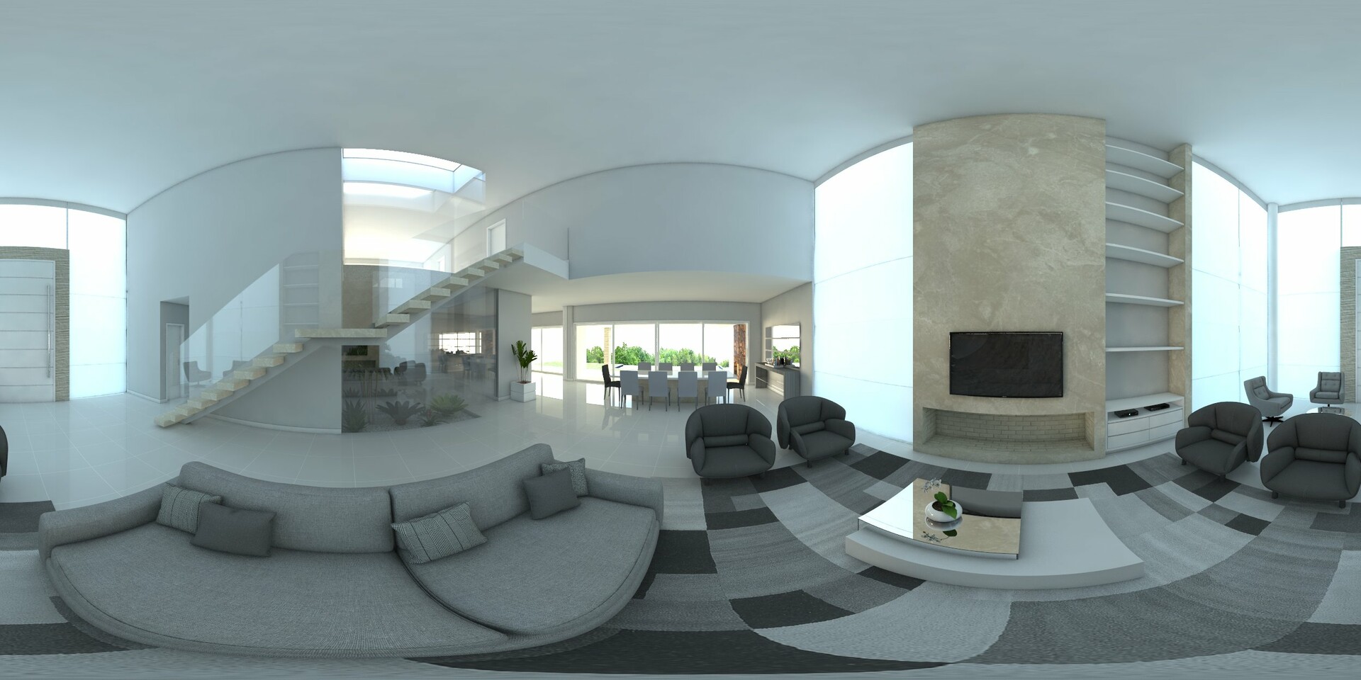 ArtStation - 360 Panorama - Living Room