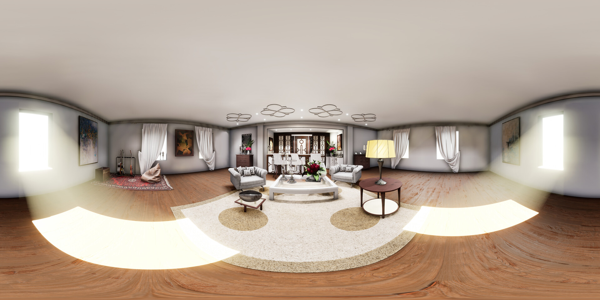 ArtStation - INTERIOR render with 360 views