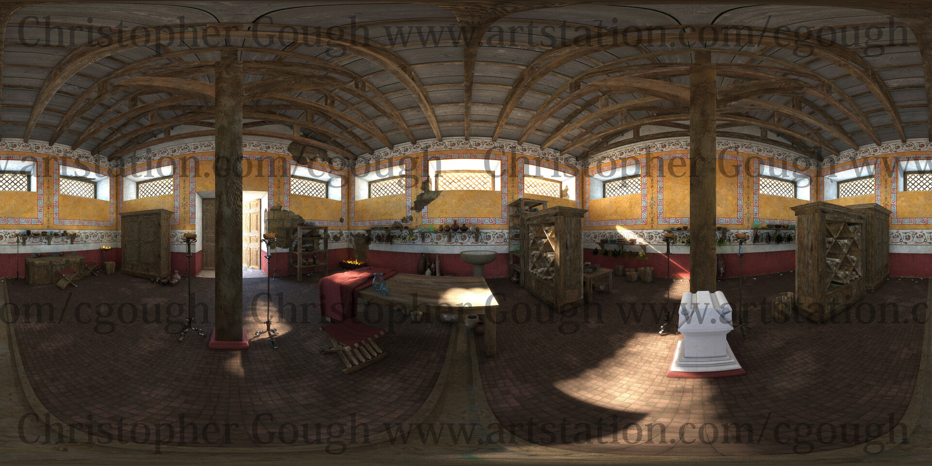 ArtStation - Chester Roman Valetudinarium/Hospital