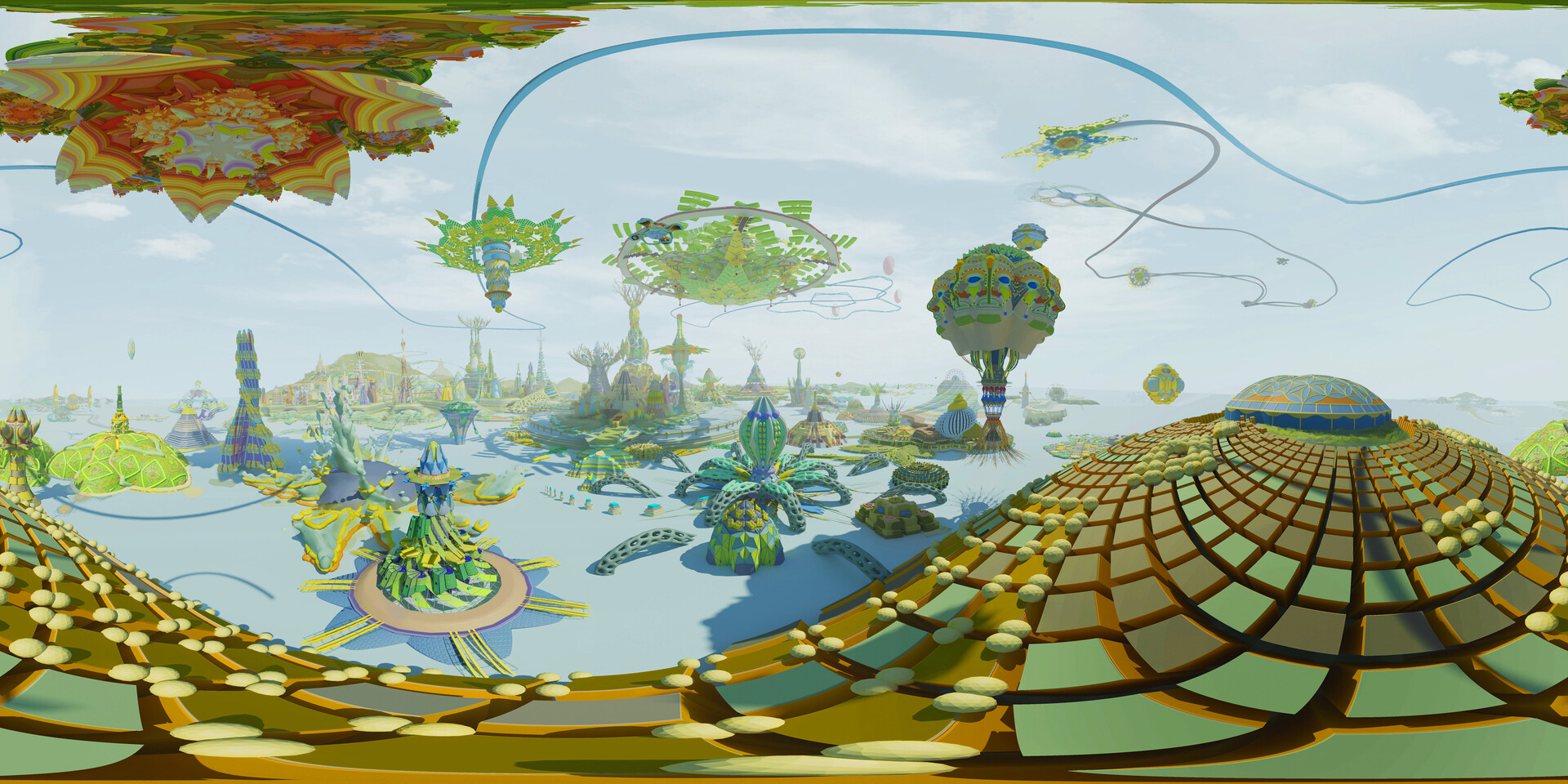 Kirsten Zirngibl - Intopolis Equirectangular Test Scenes (360 Pano)