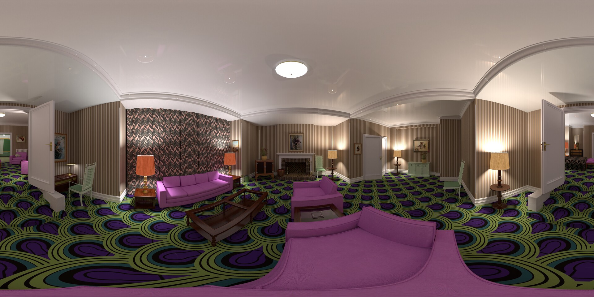 ArtStation - Room 237 panoramic