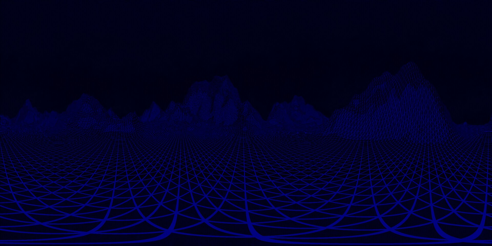 ArtStation - Wireframe landscape visualization