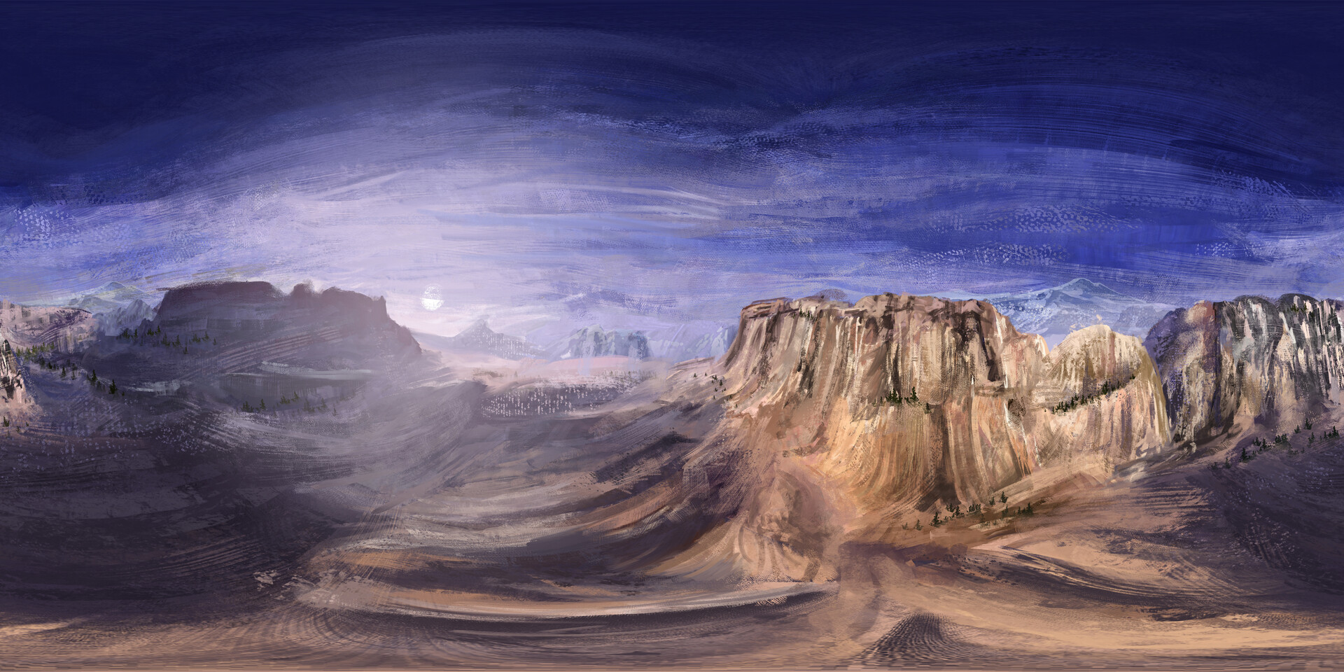 ArtStation - Desert Cliffs - 306 Panorama