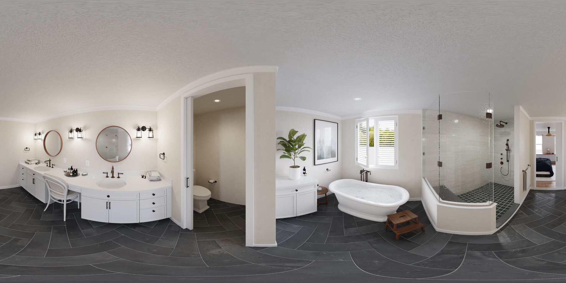 ArtStation - Master Bath Visualization 01