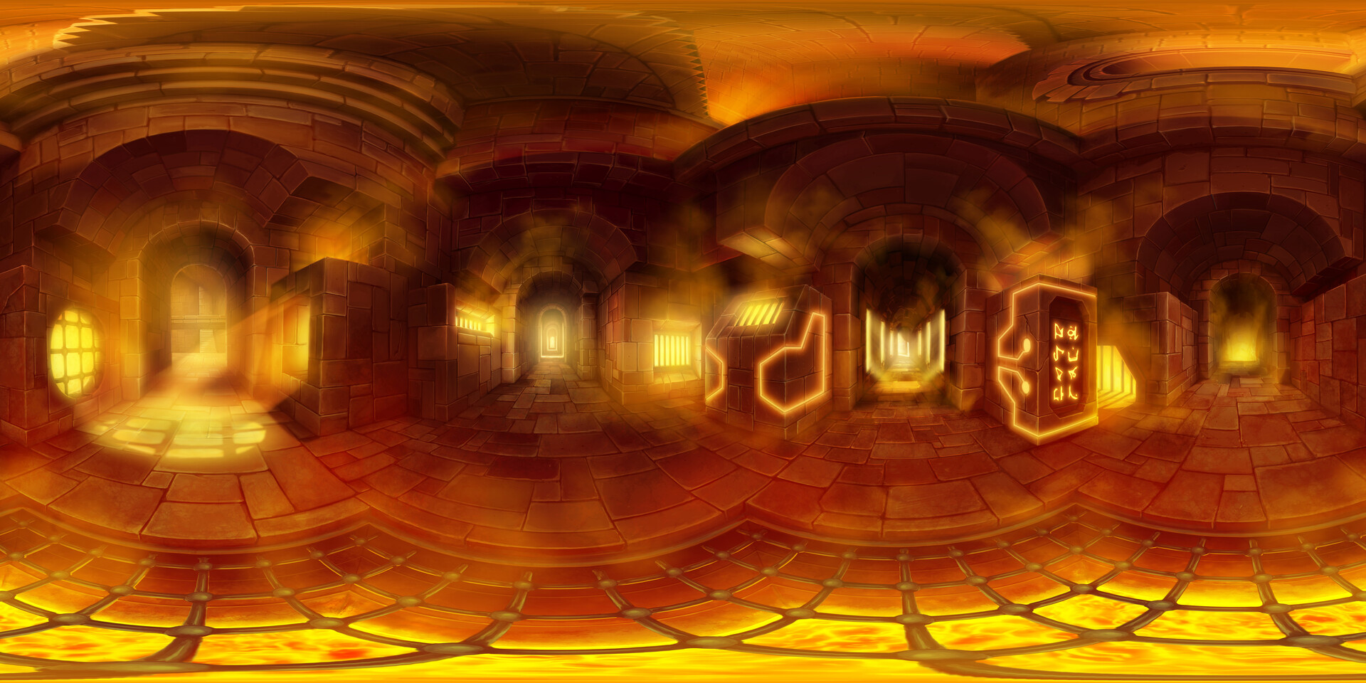 ArtStation - Environment Concept Art - The Forge - 360 Panorama