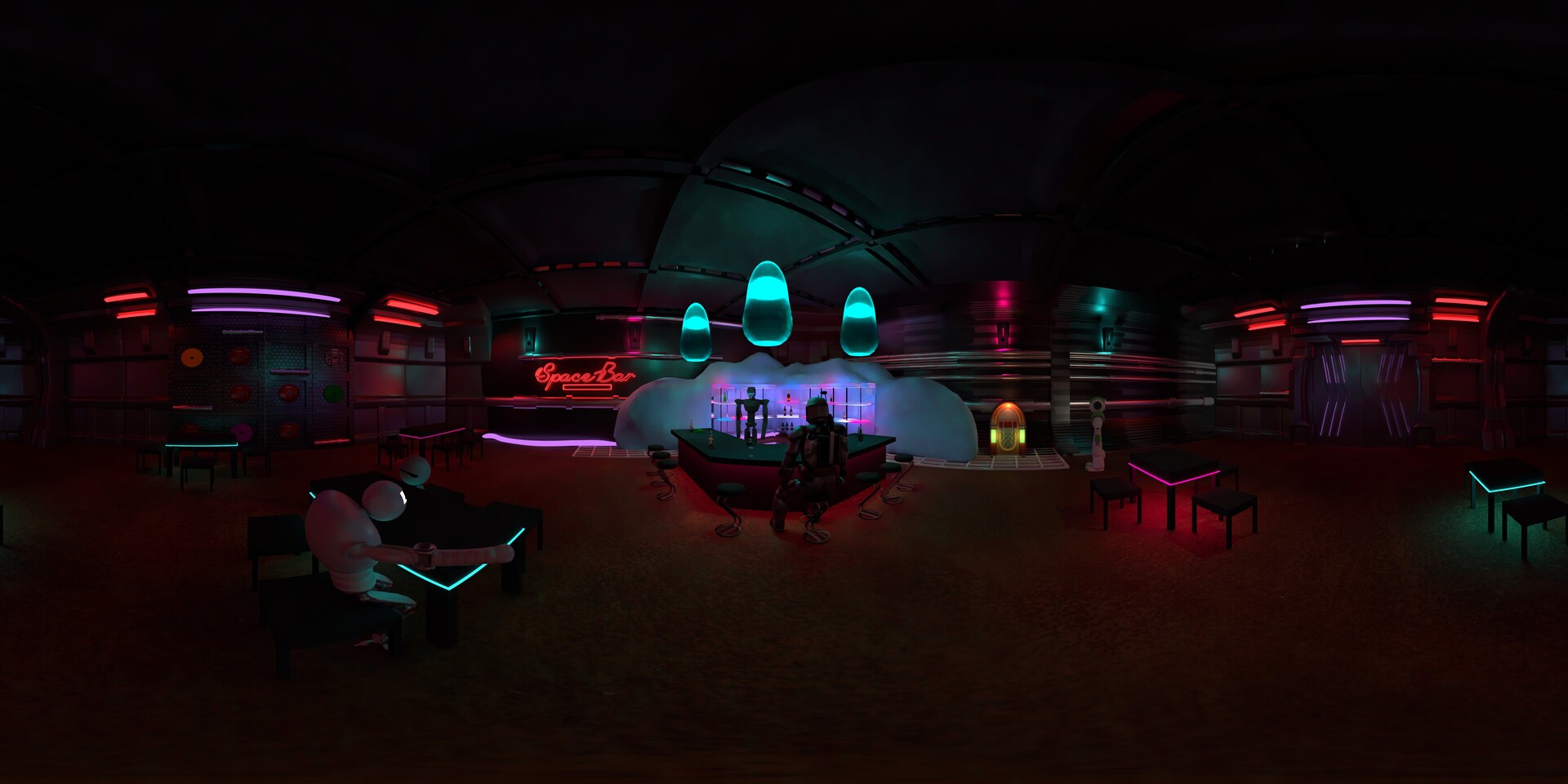 ArtStation - SpaceBar - A 3D Interactive Experience