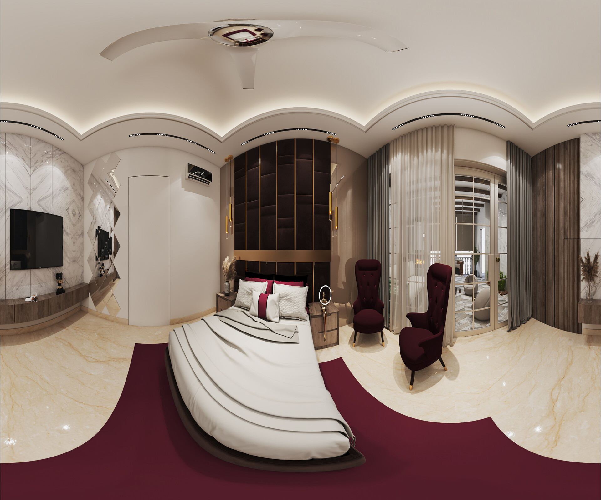 ArtStation - Bedroom 360