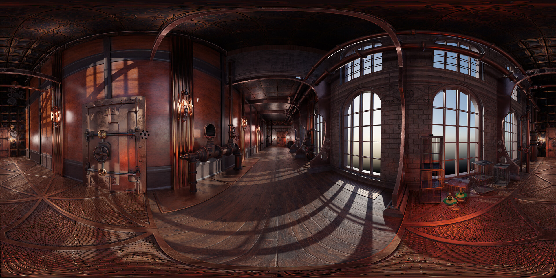 ArtStation - steampunk interior