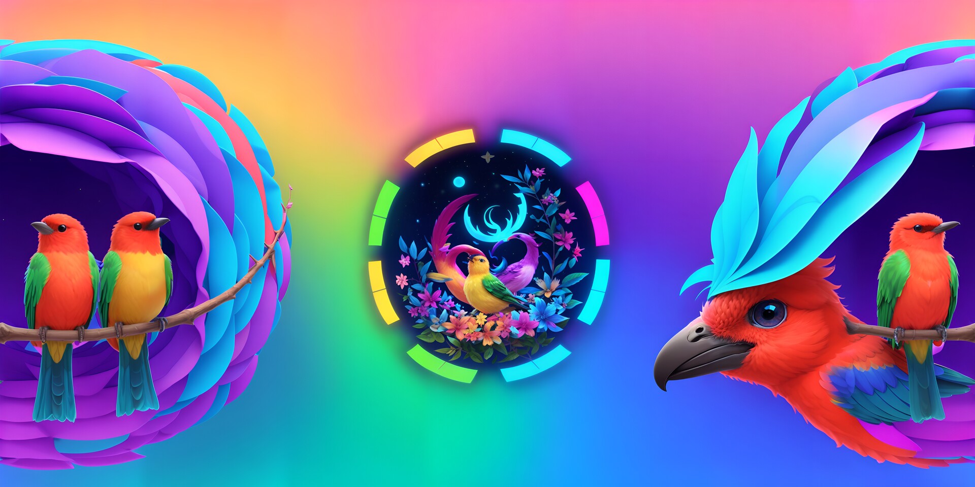 ArtStation - psychedelic-inspired bird