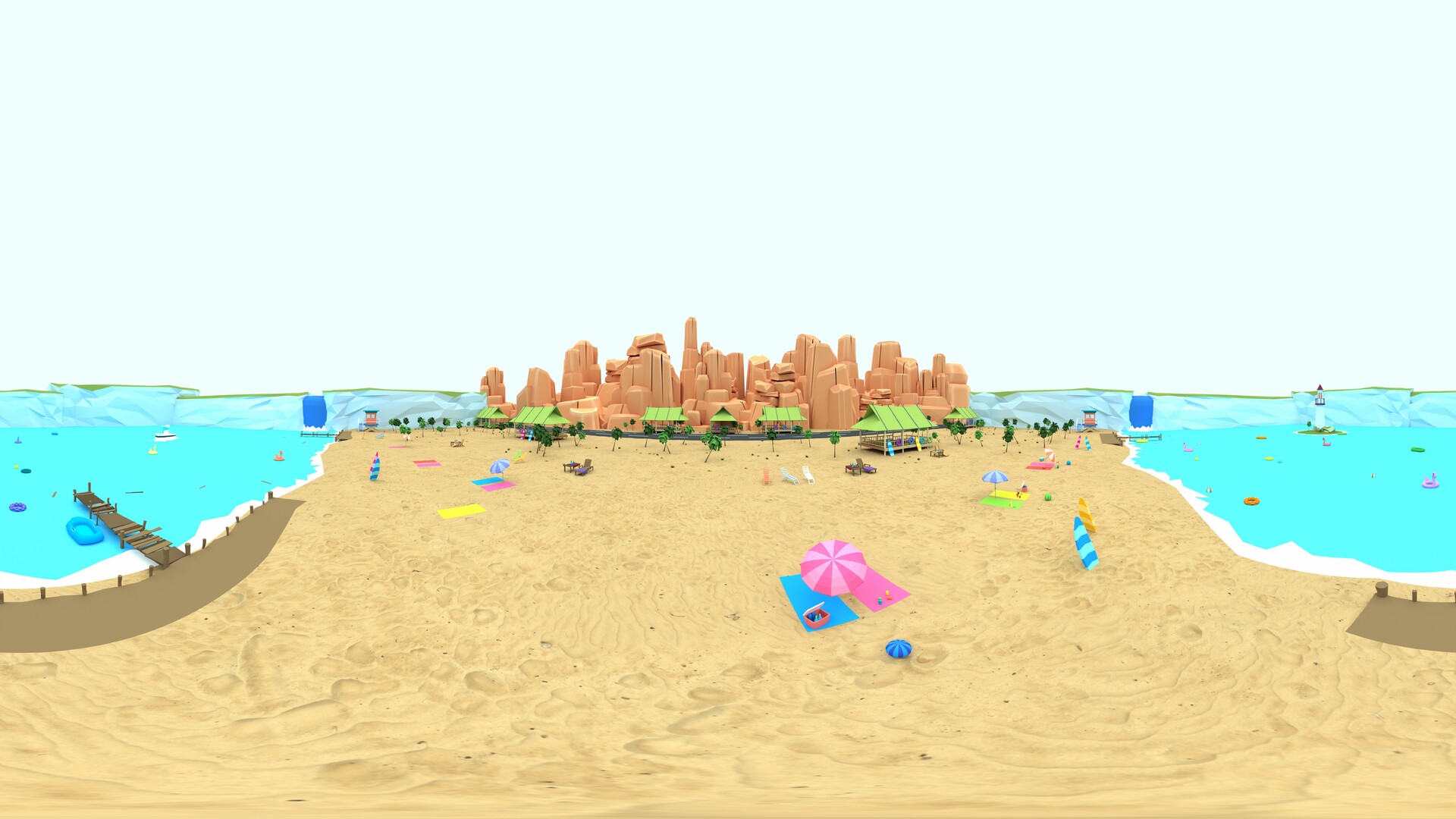 ArtStation - Beach Environment 360°