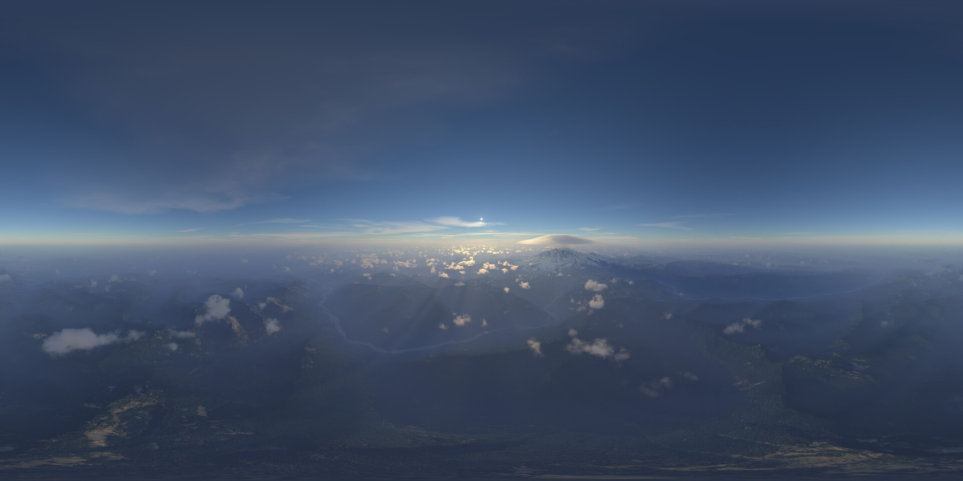 ArtStation - Map #619 Sunrise Mountains @ 12,000 feet