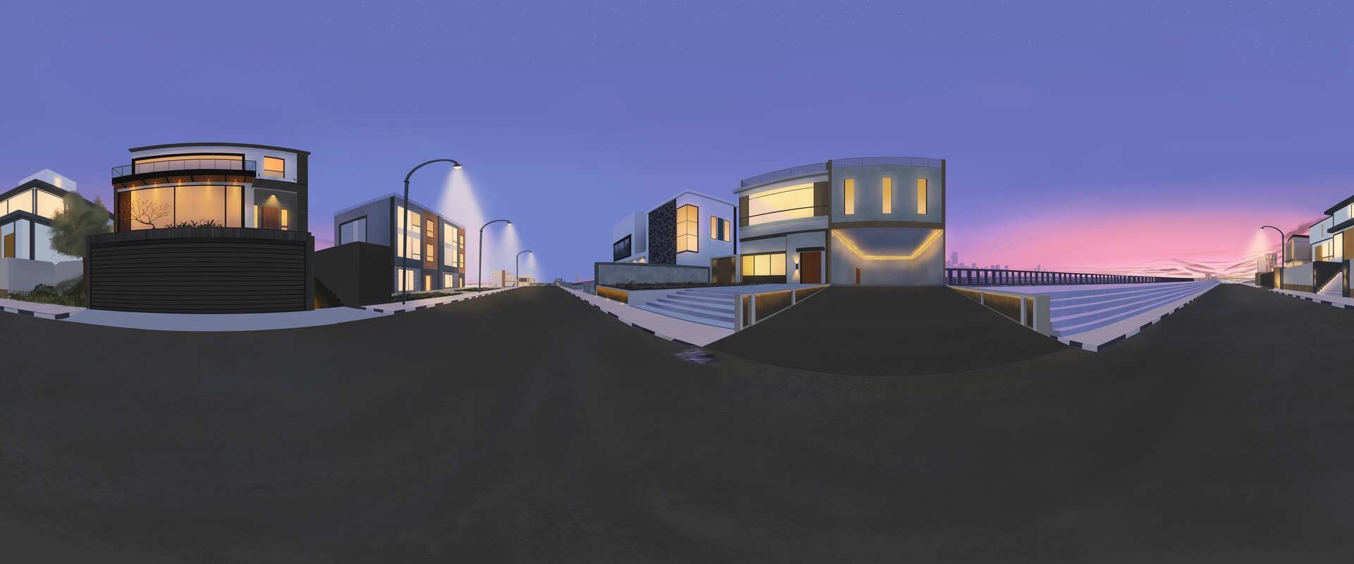 ArtStation - 360 Neighbourhood 2D
