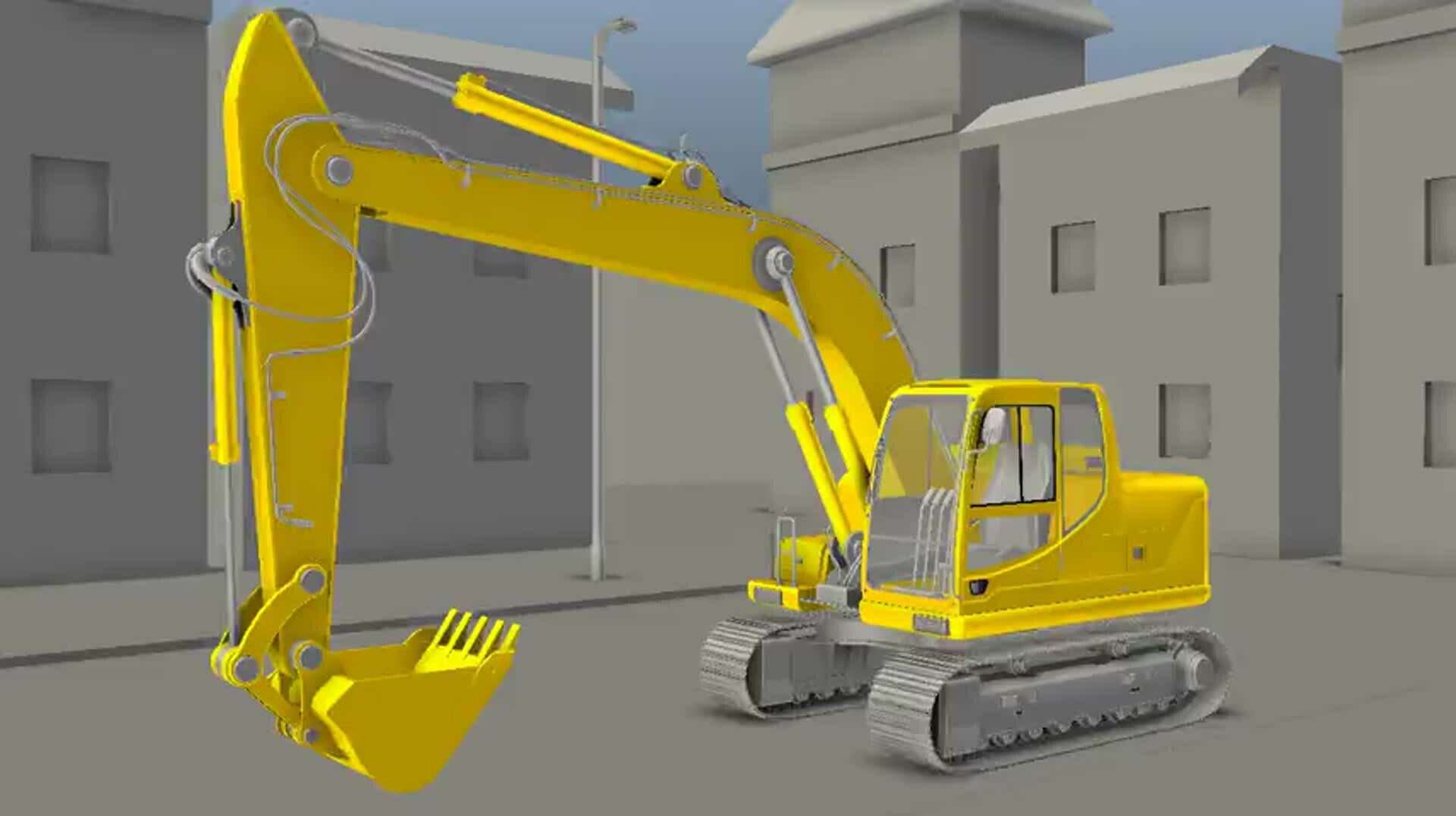 ArtStation - Excavator Animation