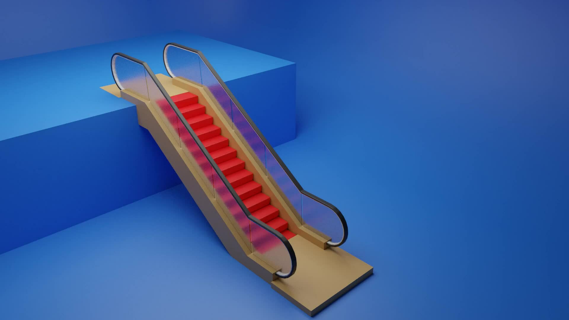 ArtStation - Escalator 3D Loop