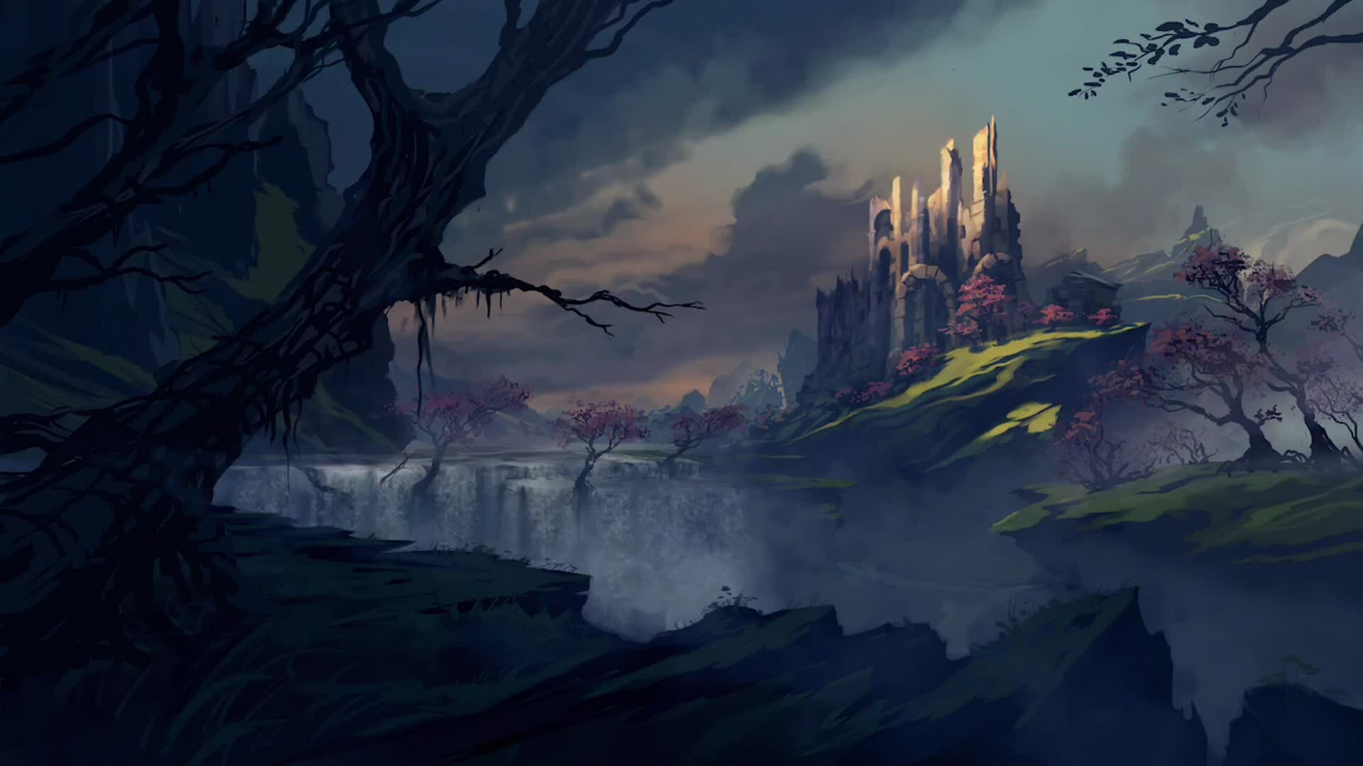 ArtStation - Temple Ruins (animated)