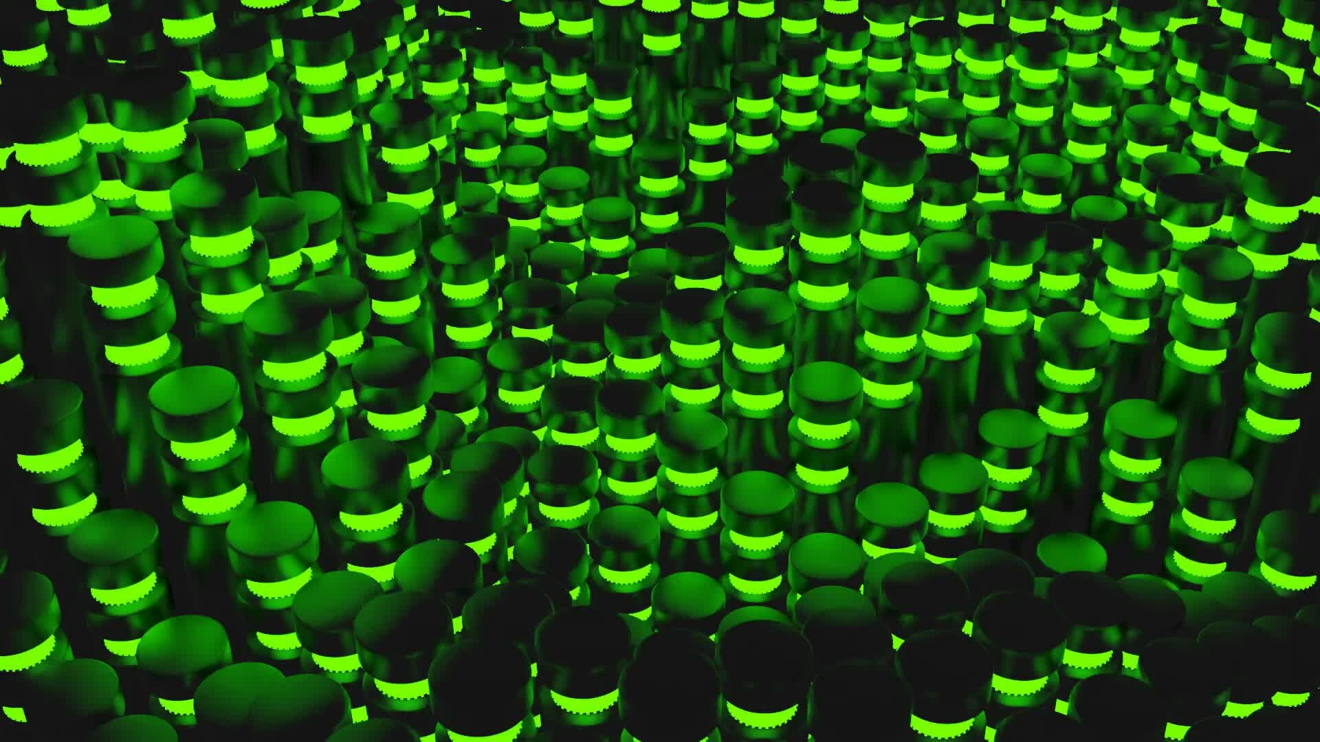 ArtStation - Glowing Pillars Animation