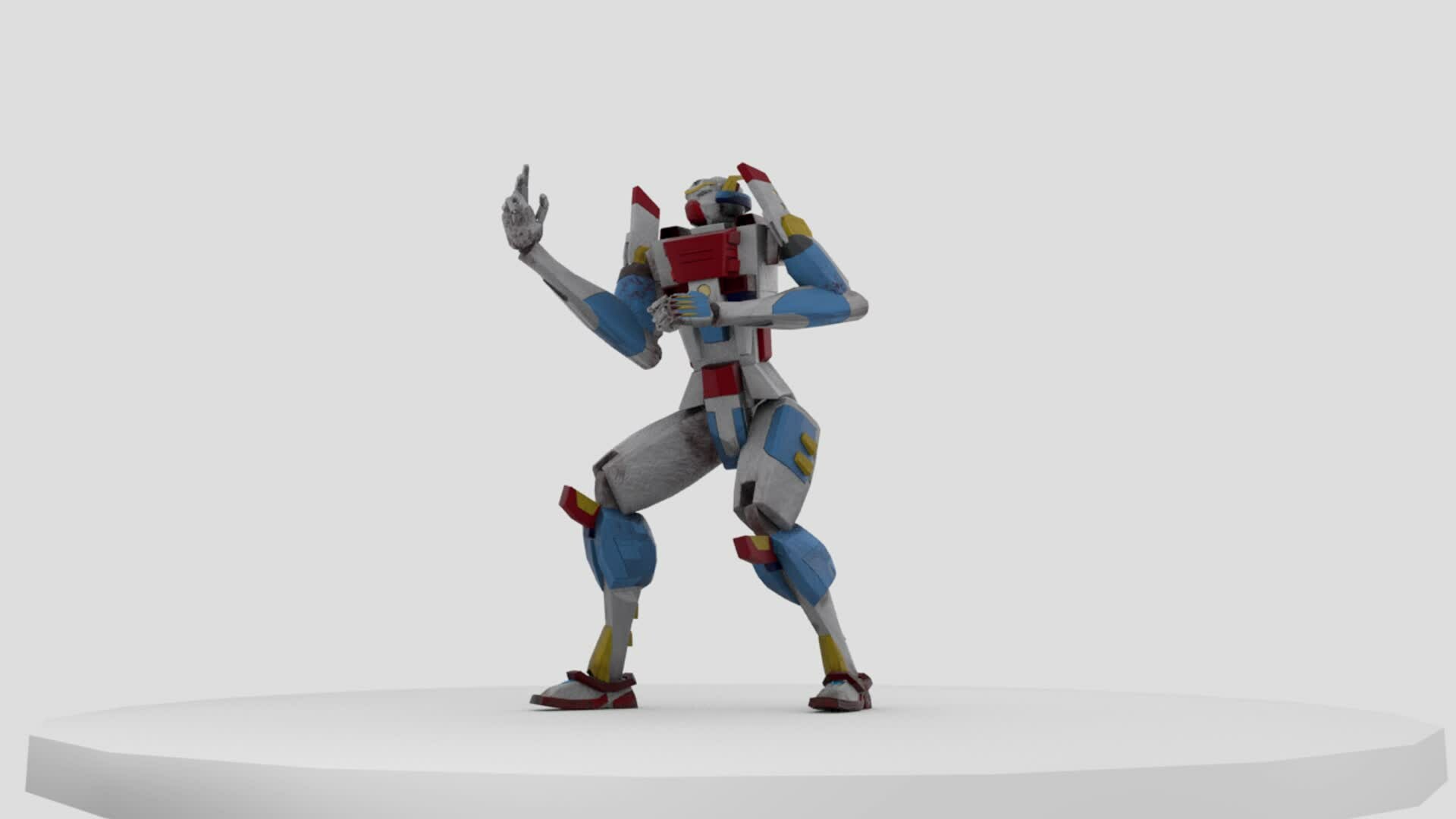 ArtStation - Mech Suit Idle + Run cycle