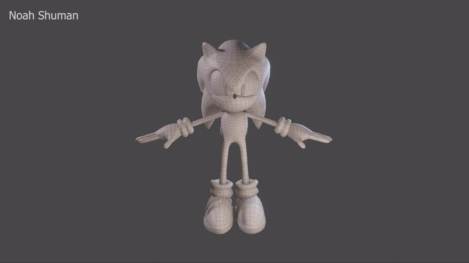 ArtStation - Sonic Model