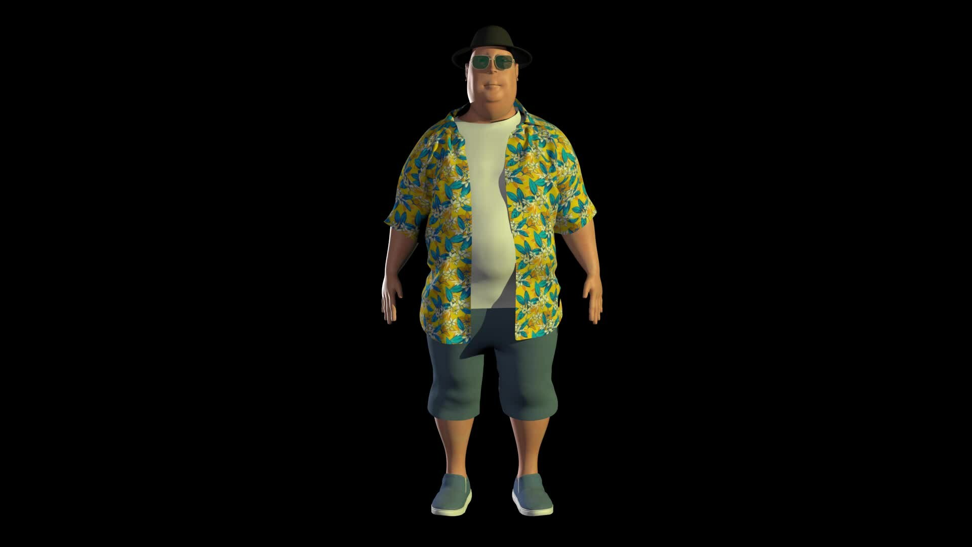 ArtStation - Fat Man Character Artwork